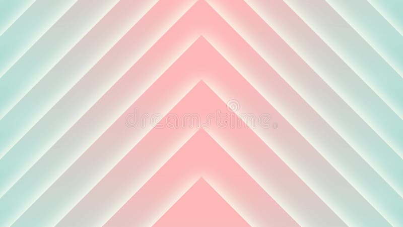 Summer Geometric Triangle Shape Flow Animation, Light Pink Blue Stock ...