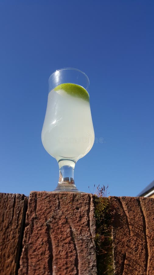 Summer Gin and Bitter Lemon Stock Photo - Image of wall, alcohol: 124332158