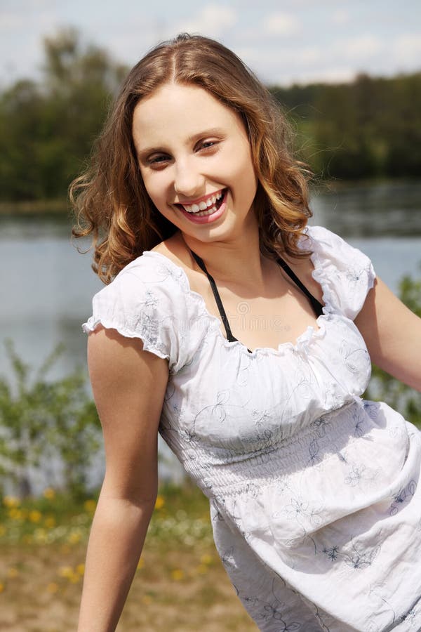 Summer girl stock photo. Image of outdoor, freedom, happy - 25541706