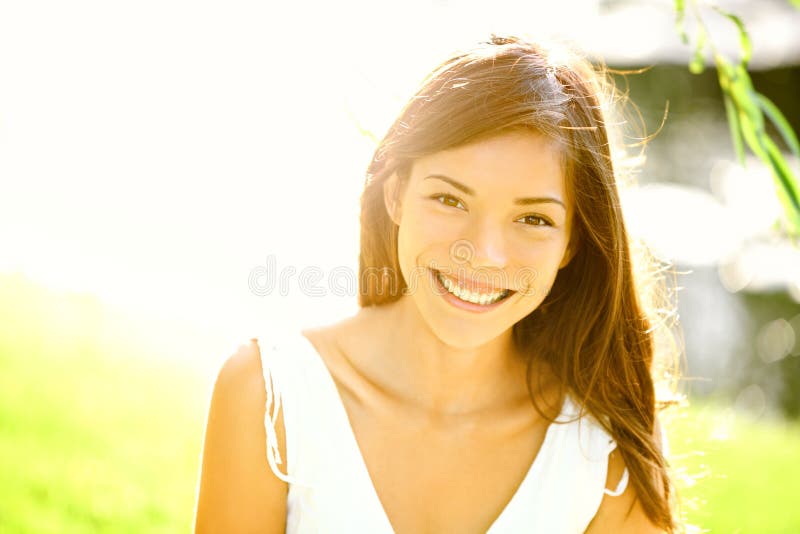 Summer girl portrait stock image. Image of happiness - 23749637