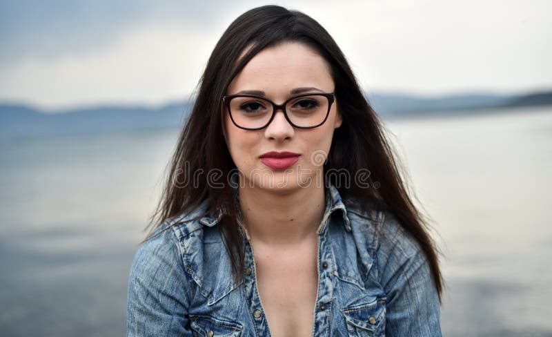 Summer girl portrait stock image. Image of happiness - 52837735