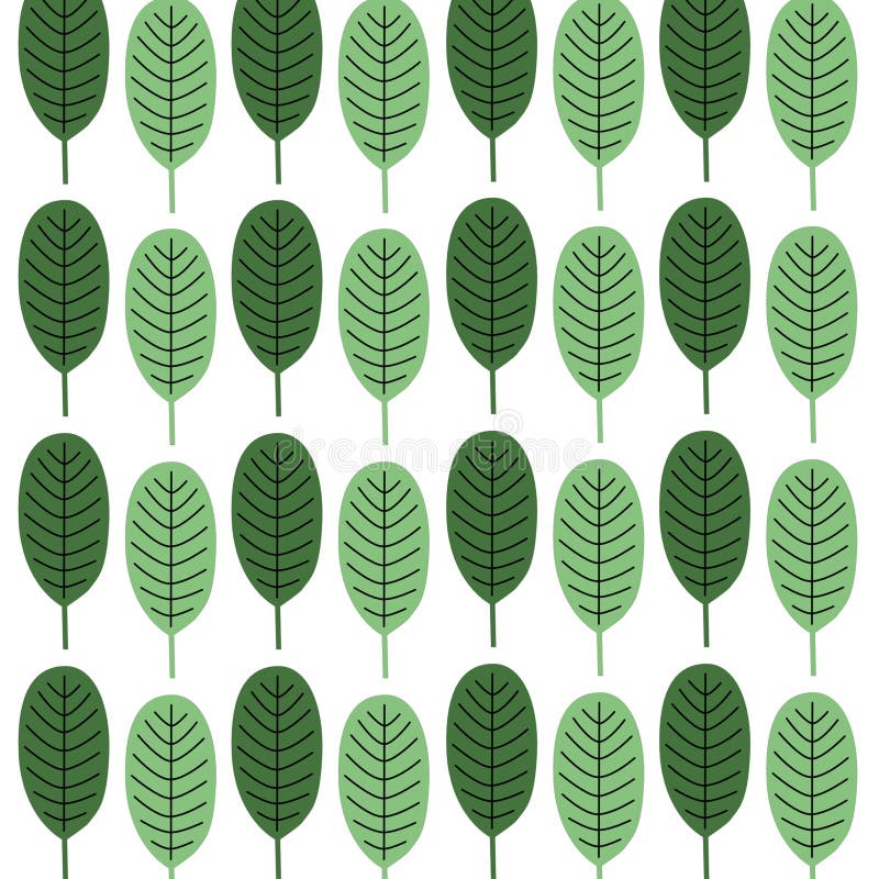 SUMMER GREEN LEAVES PATTERN TEXTURE Stock Vector - Illustration of ...