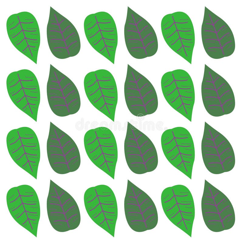 SUMMER GREEN LEAVES PATTERN TEXTURE Stock Vector - Illustration of ...