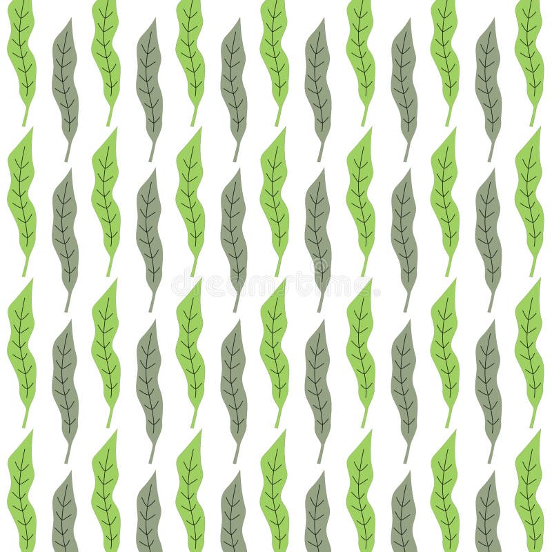 SUMMER GREEN LEAVES PATTERN TEXTURE Stock Illustration - Illustration ...