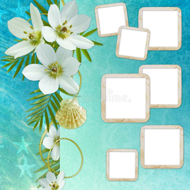 Summer greeting card stock illustration. Illustration of glare - 19438536