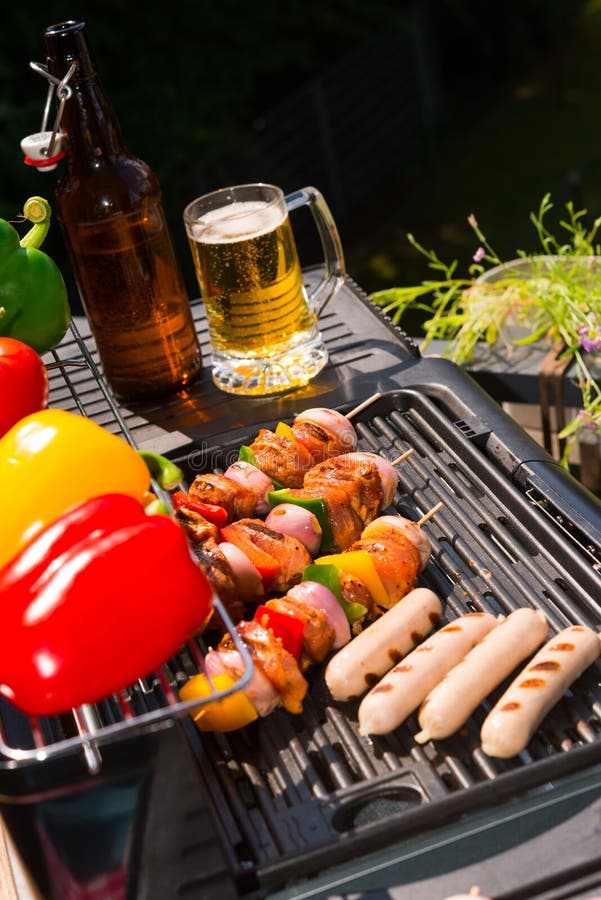 Summer grill party stock photo. Image of cuisine, grilling - 25621238