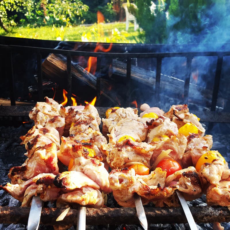 Summer stock image. Image of grilled, delicious, barbeque - 75765853