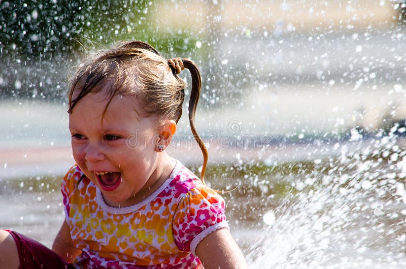 Summer happiness stock image. Image of park, drops, youth - 26136589