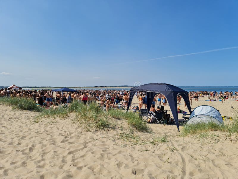 2021 Summer Heatwave in Ireland.Burrow Beach,Dublin 13, Sutton ...