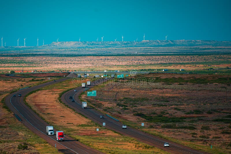 Summer Highway Road. Road Panorama on Sunny Summer Day. Stock Image ...