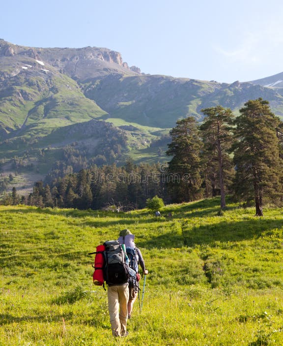 Summer hike stock photo. Image of outdoor, tourist, hiker - 54188856