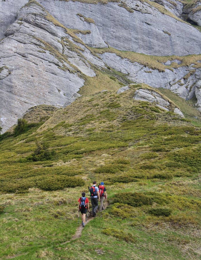 Summer Hiking in the Mountains Editorial Stock Photo - Image of hiking ...