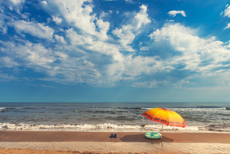 Summer Holiday on the Beach Stock Image - Image of beautiful, exotic ...