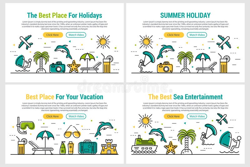 Summer Header Stock Illustrations – 18,975 Summer Header Stock ...