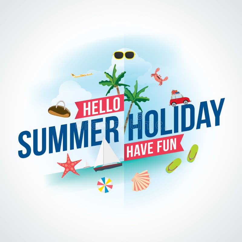 Summer holiday stock vector. Illustration of lifestyle - 57292417