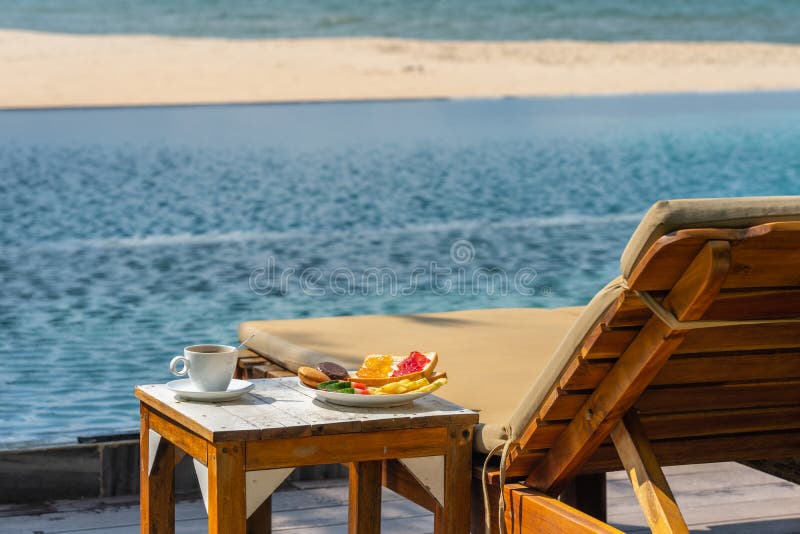 Summer Holiday Vacation on the Peaceful Tropical Beach Stock Image ...