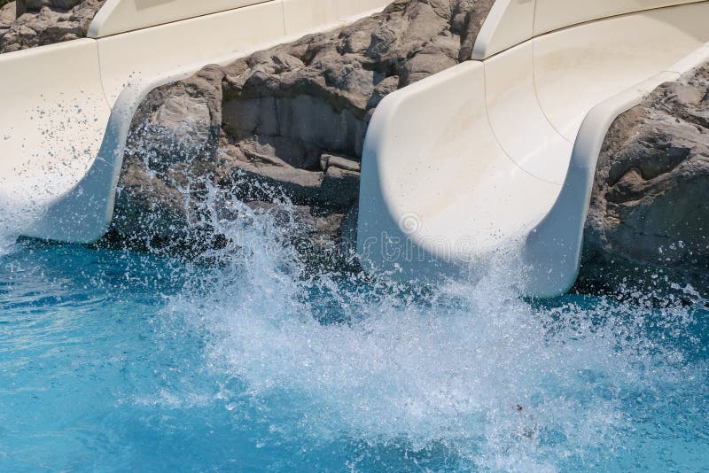 Summer Holiday in a Waterpark Stock Image - Image of enjoyment ...