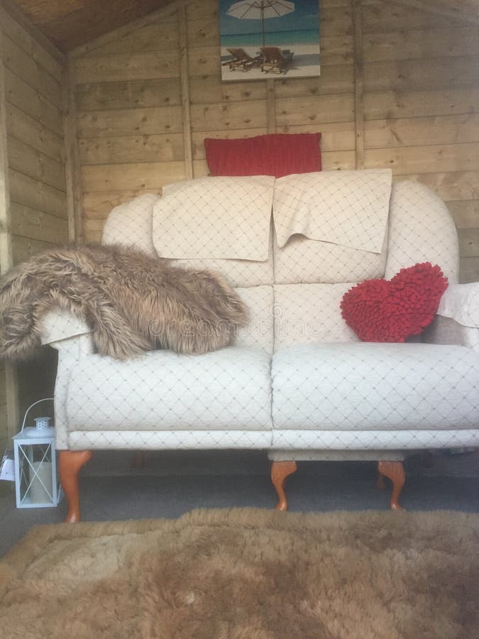 Summer House Den for Relaxing Stock Image - Image of relaxing, house ...