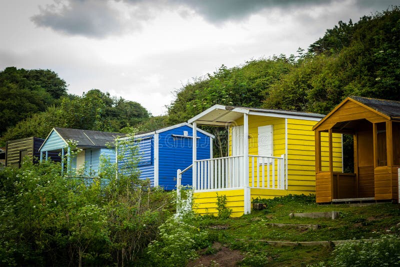 Colorful summer huts stock photo. Image of headdress - 11256724