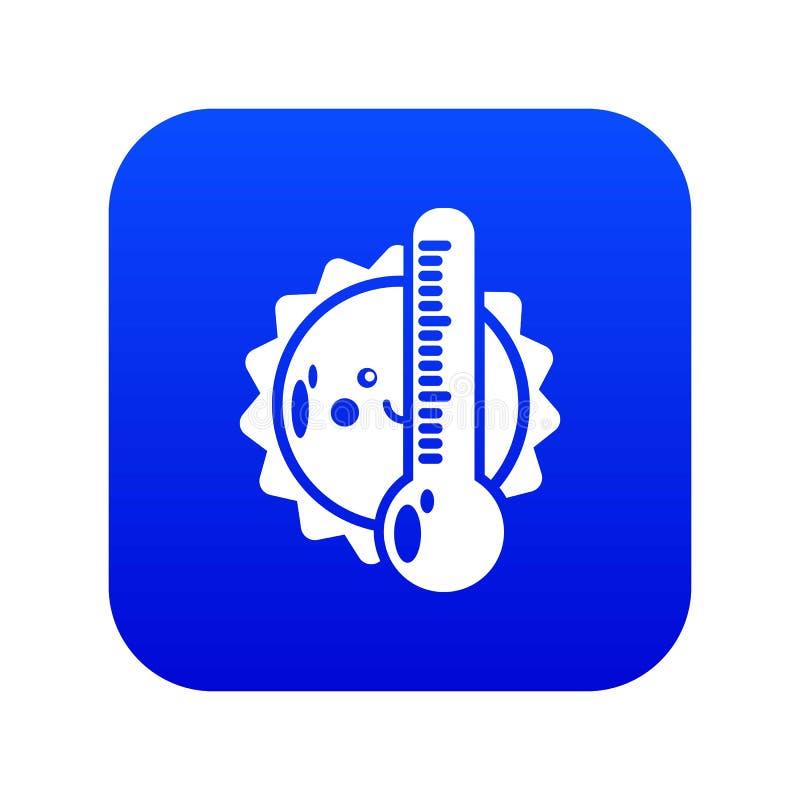 Summer icon blue vector stock vector. Illustration of concept - 150443777