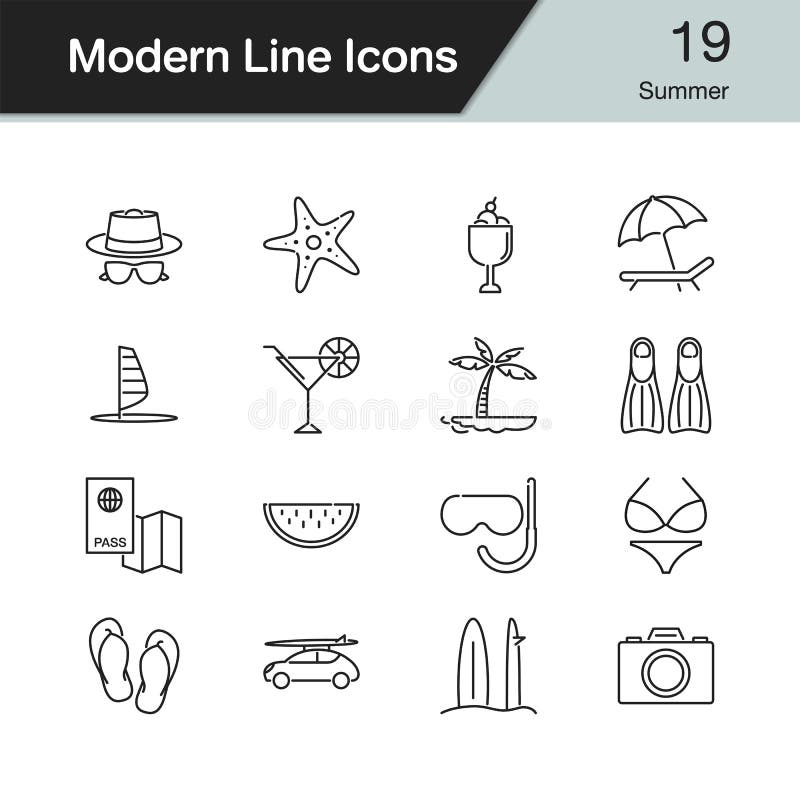 Modern icons