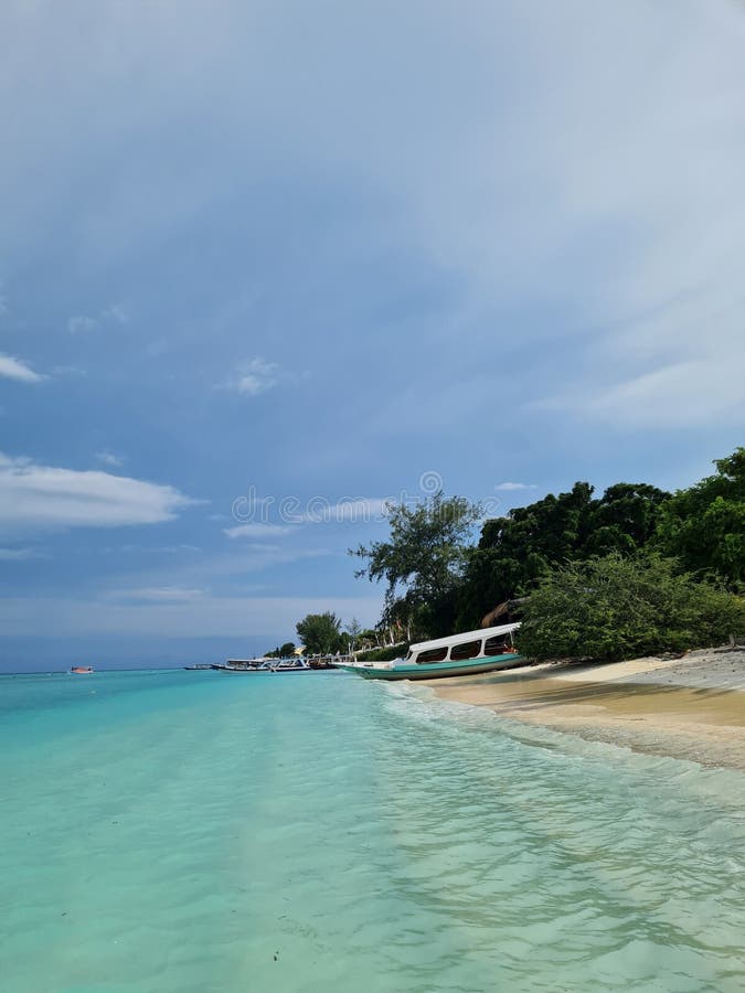 Summer Island in Lombok City Stock Photo - Image of beach, summer ...