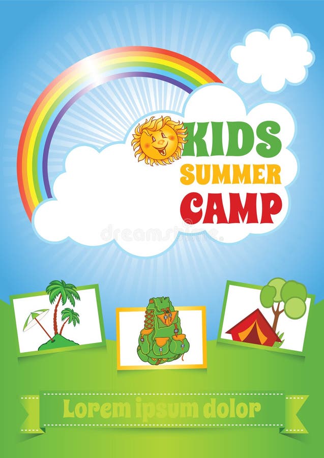 Summer Camp Frame Stock Illustrations – 1,635 Summer Camp Frame Stock ...