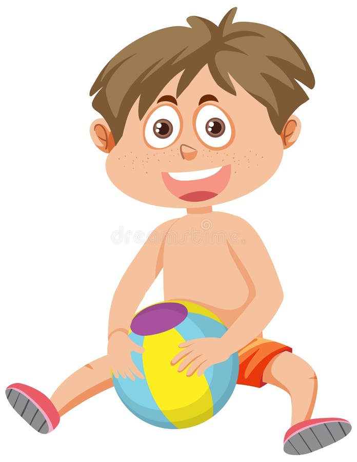 Summer Kid Cartoon Character Stock Vector - Illustration of cute ...