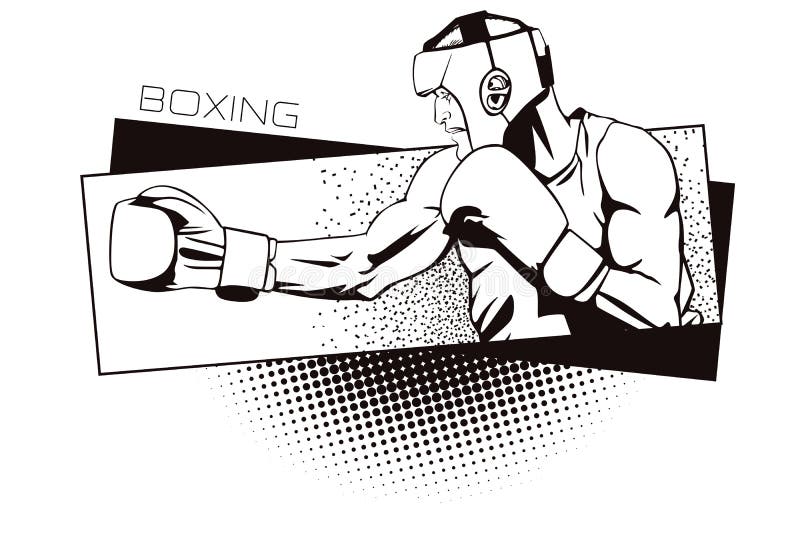 Summer Kinds of Sports. Boxing Stock Vector - Illustration of design ...
