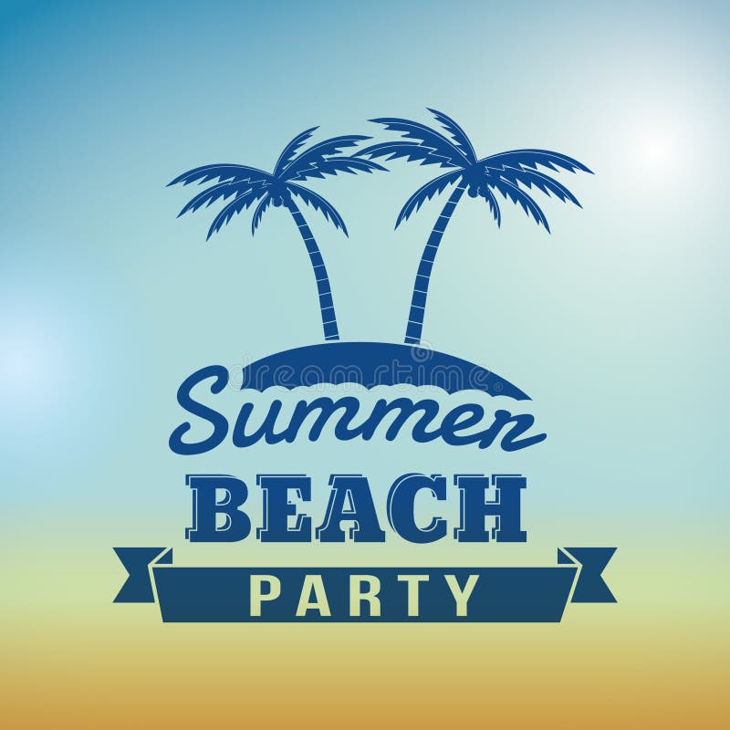 Summer Label. Vector Illustration Decorative Design Stock Vector ...