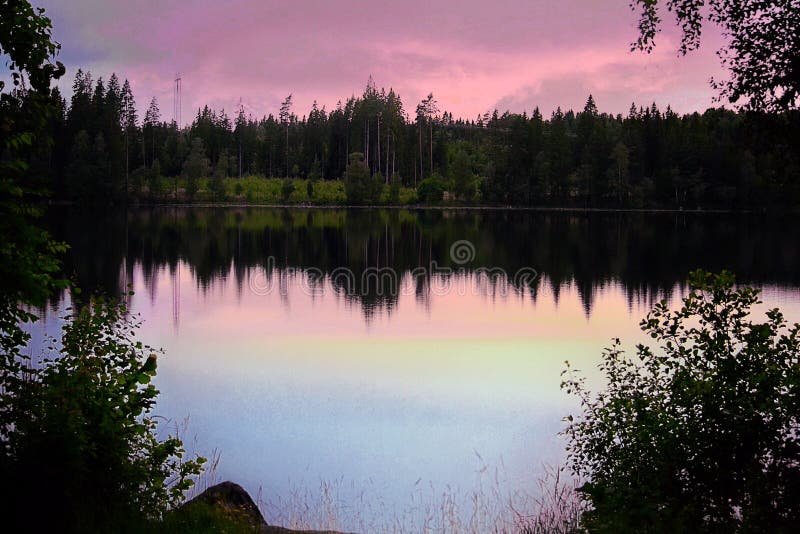 Summer lake stock photo. Image of beautiful, summer, lake - 57658472