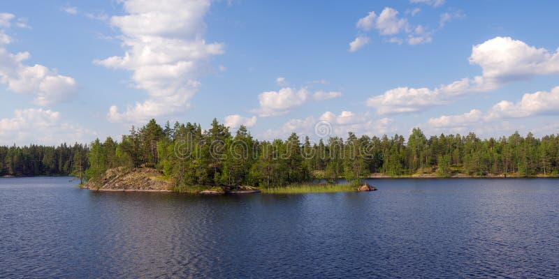 Summer on the lake stock photo. Image of coast, green - 189182352