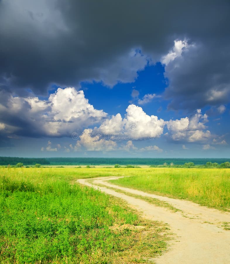 Summer landscape stock image. Image of bright, summer - 15364703