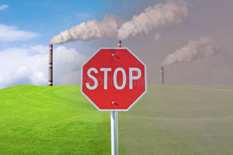 Pollution Free Zone stock photo. Image of concept, carbon - 4724334