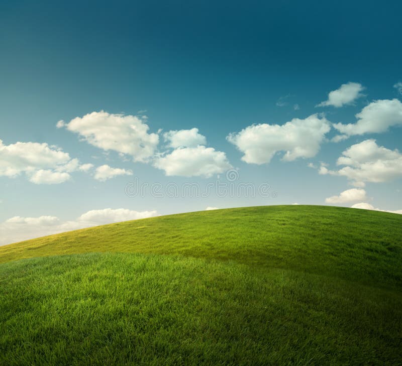 Summer landscape stock photo. Image of idyllic, tree - 30001922