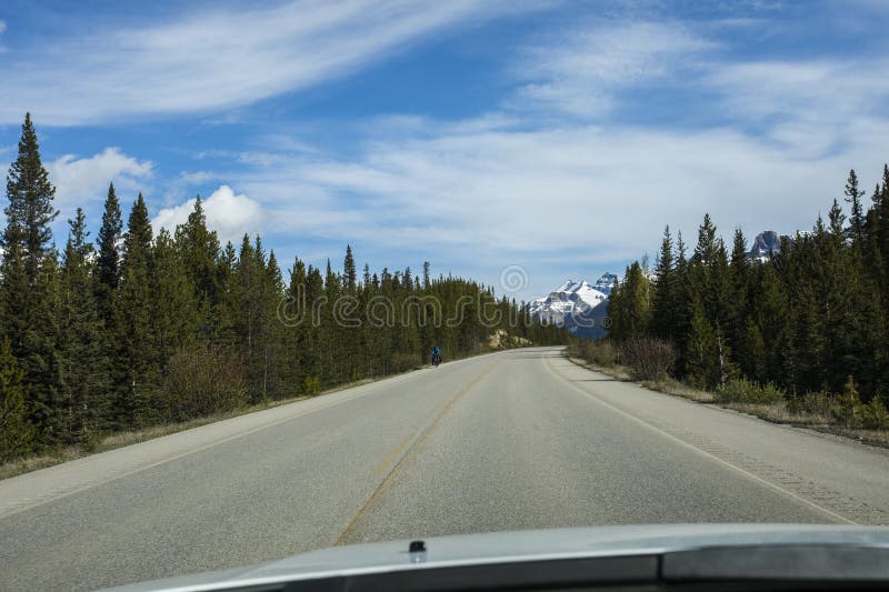 Summer Landscape in Jasper National Park, Canada Stock Image - Image of ...