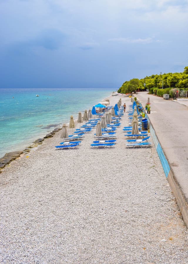Beach of Kineta, Greece. editorial image. Image of kineta - 108469375