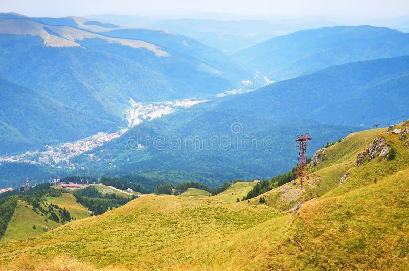 Summer Landscape in Mountains of Transylvania Stock Image - Image of ...