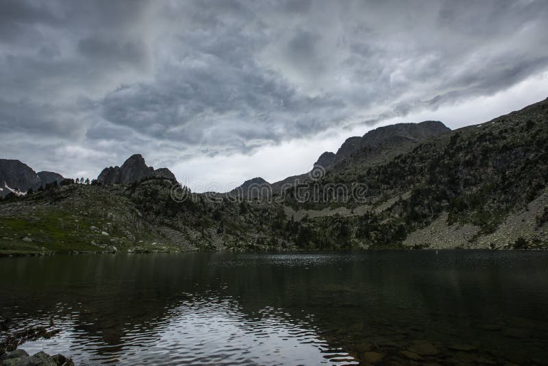 Summer Landscape in Posets Maladeta Nature Park, Spain Stock Photo ...