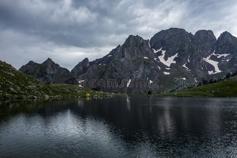 Summer Landscape in Posets Maladeta Nature Park, Spain Stock Photo ...