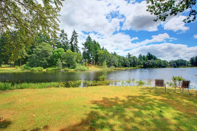 River Chairs stock image. Image of growth, water, bullrushes - 31727027