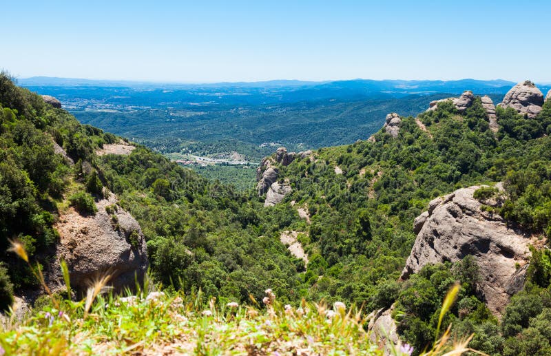 Summer Landscape of Rolling Countryside. Stock Photo - Image of ...