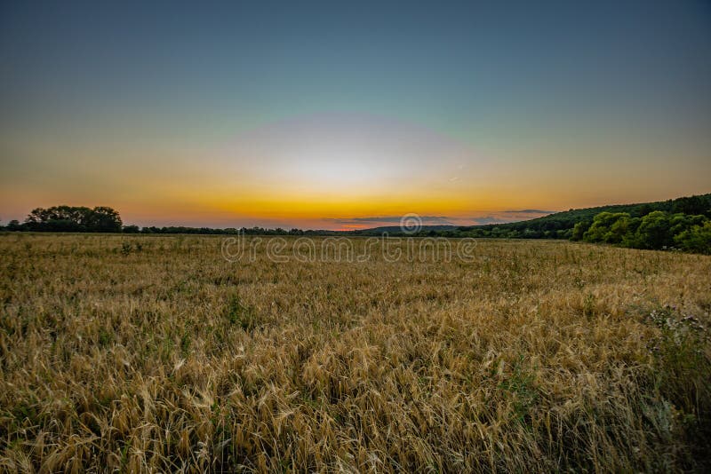 Summer Landscape in Rural Areas Stock Image - Image of ostfildern, ruit ...