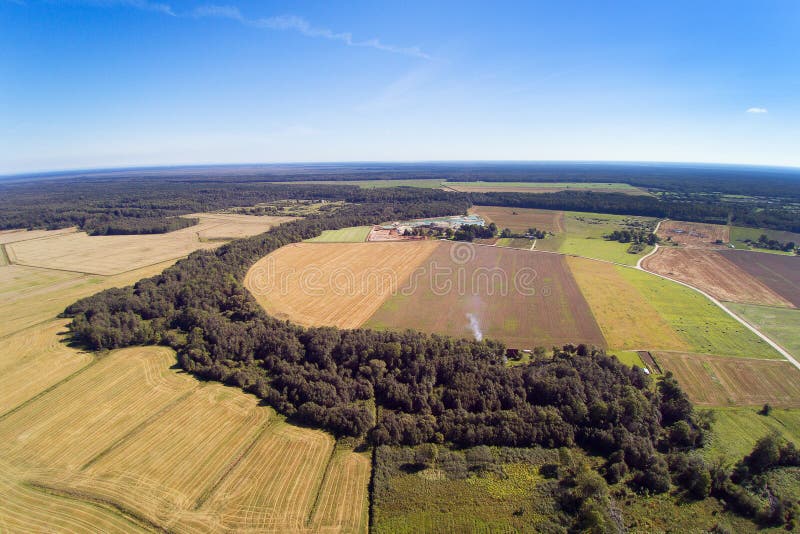 Summer in Latvian Countryside. Stock Image - Image of ground ...