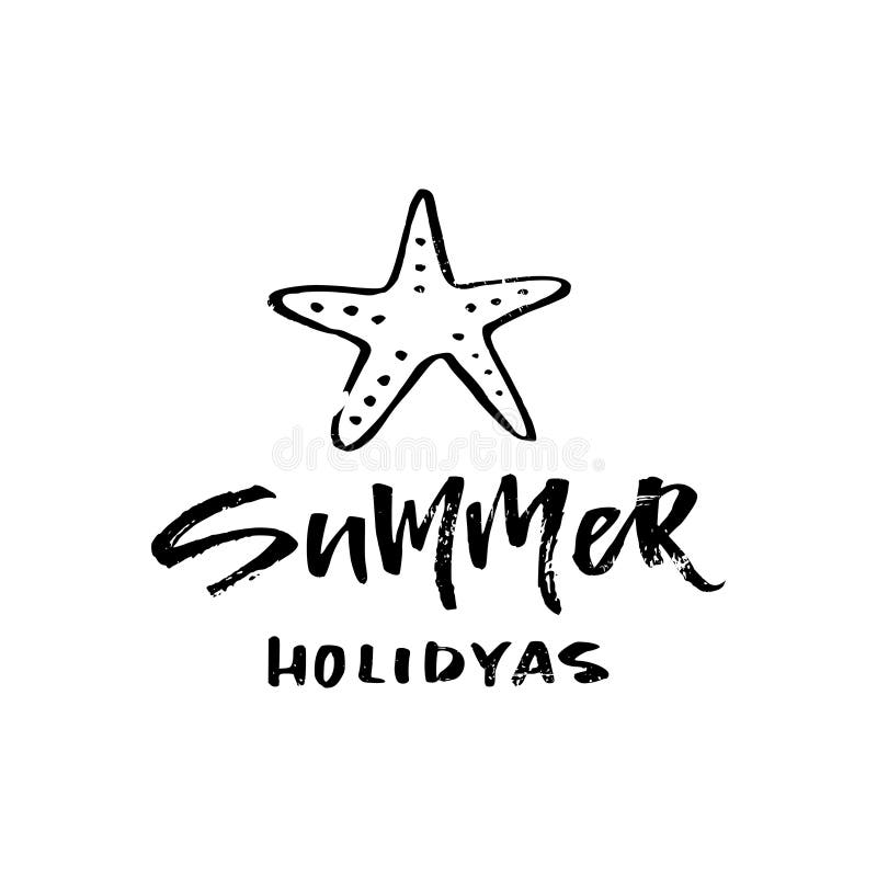 Summer Lettering stock vector. Illustration of drawn - 129288715