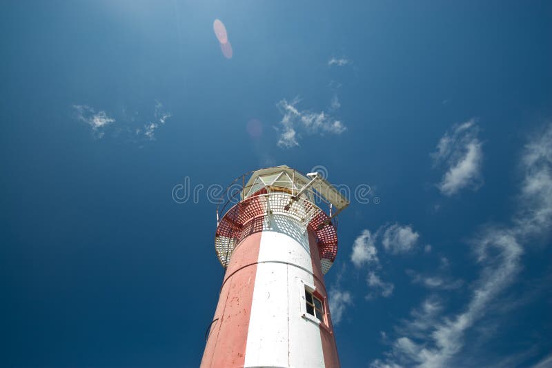 Summer lighthouse stock image. Image of sailing, safe - 7236787