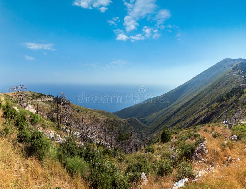 Summer Llogara Pass, Albania Stock Image - Image of trees, beautiful ...