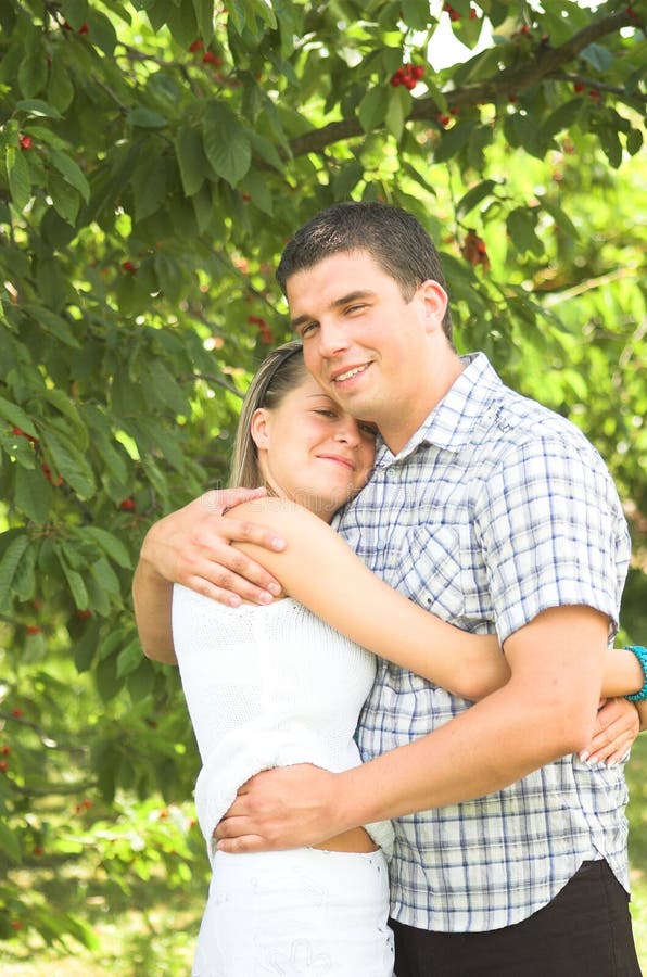 Summer love stock image. Image of affection, green, beautiful - 926437