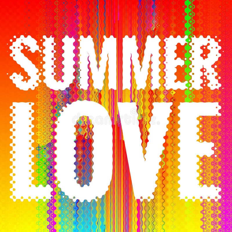 Summer Love 2024 Background Abstract Stock Illustration - Illustration of summer, 2024: 313319182
