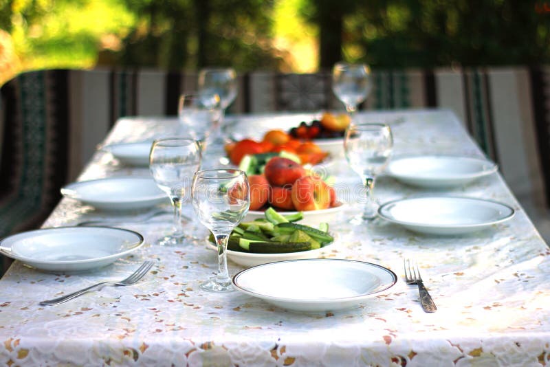 Summer lunch outdoors stock image. Image of pair, drink - 75141081